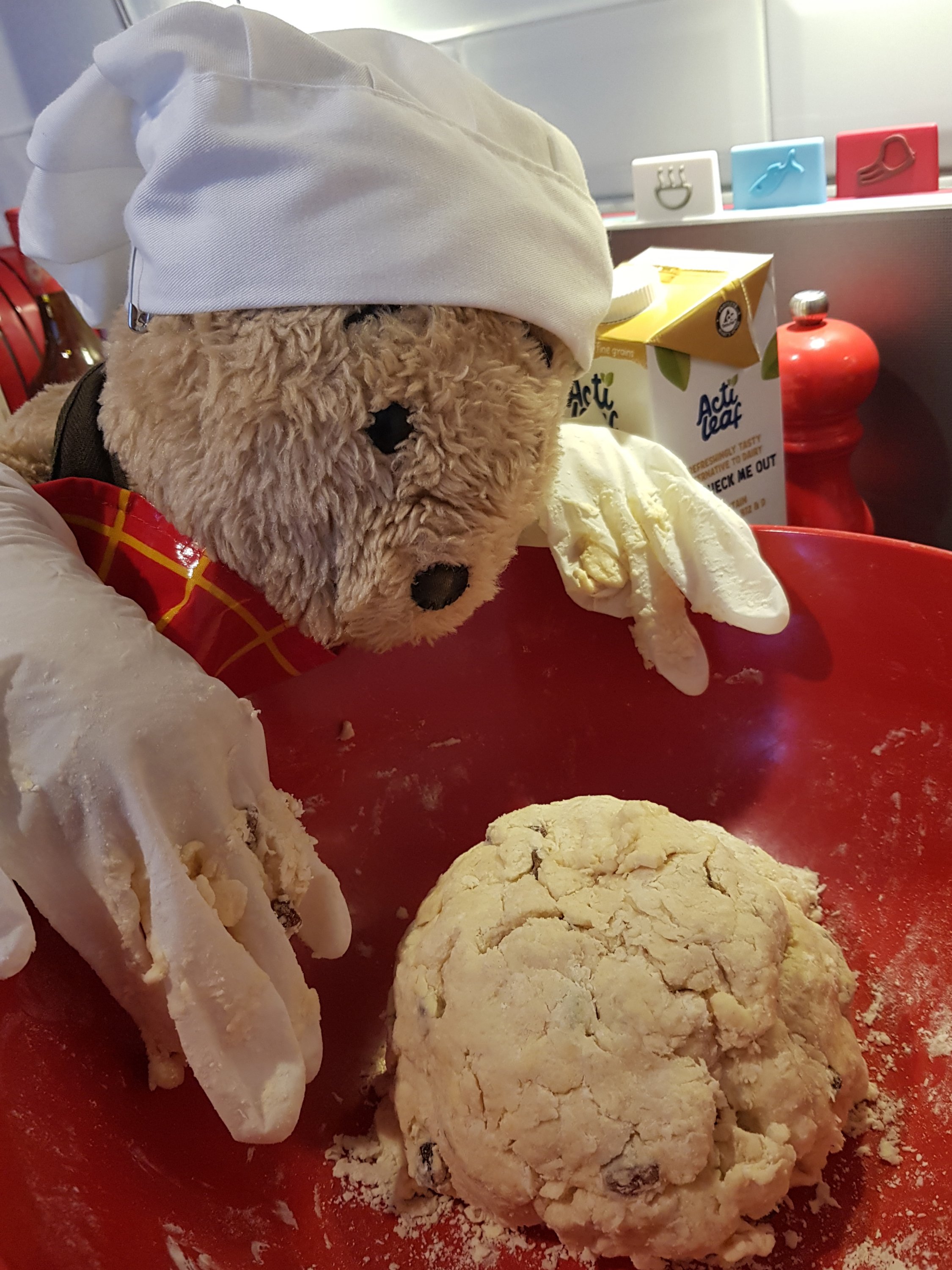 Making Scones using National Trust recipe | Horace the Alresford Bear