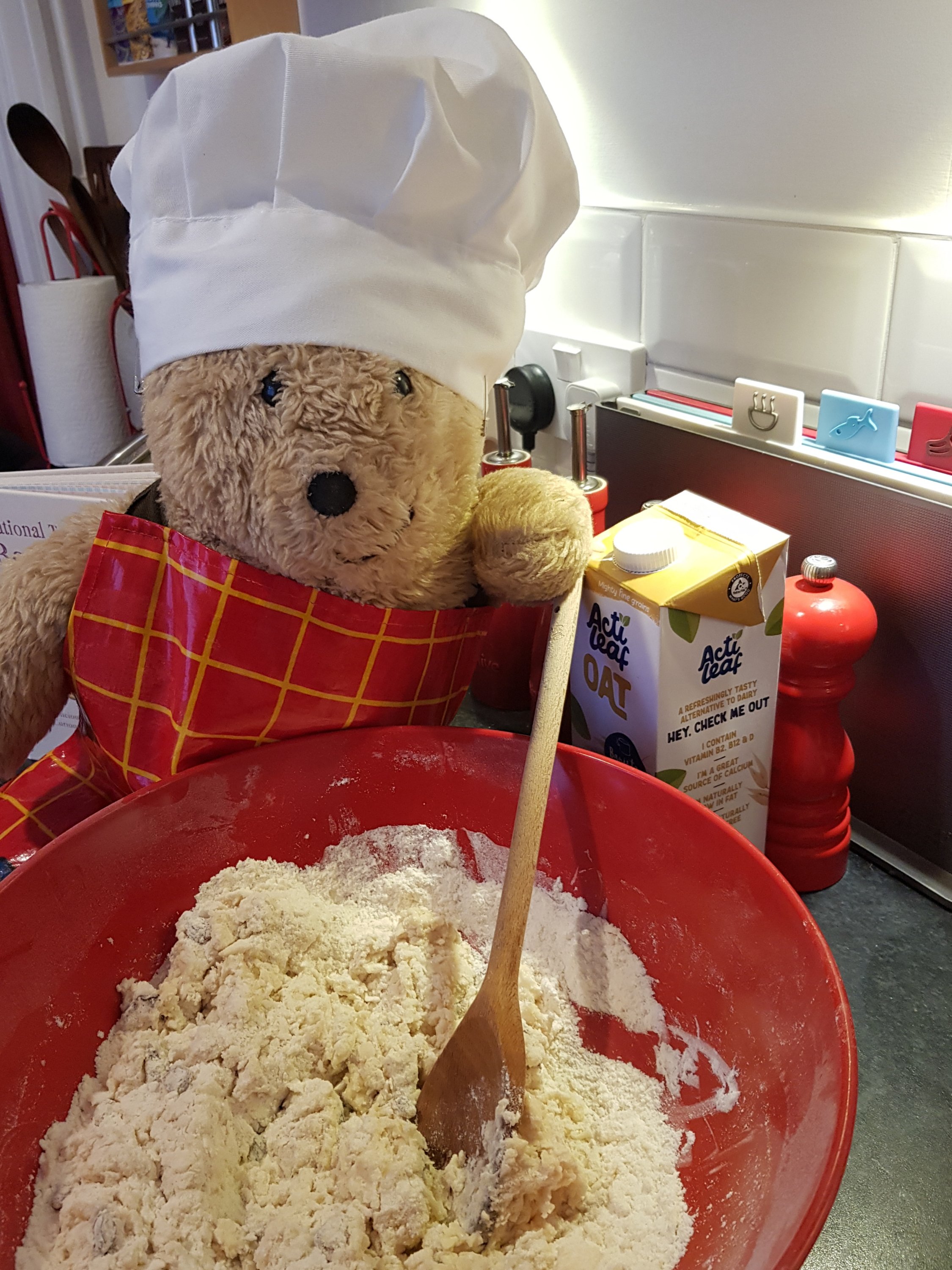 Making Scones using National Trust recipe | Horace the Alresford Bear