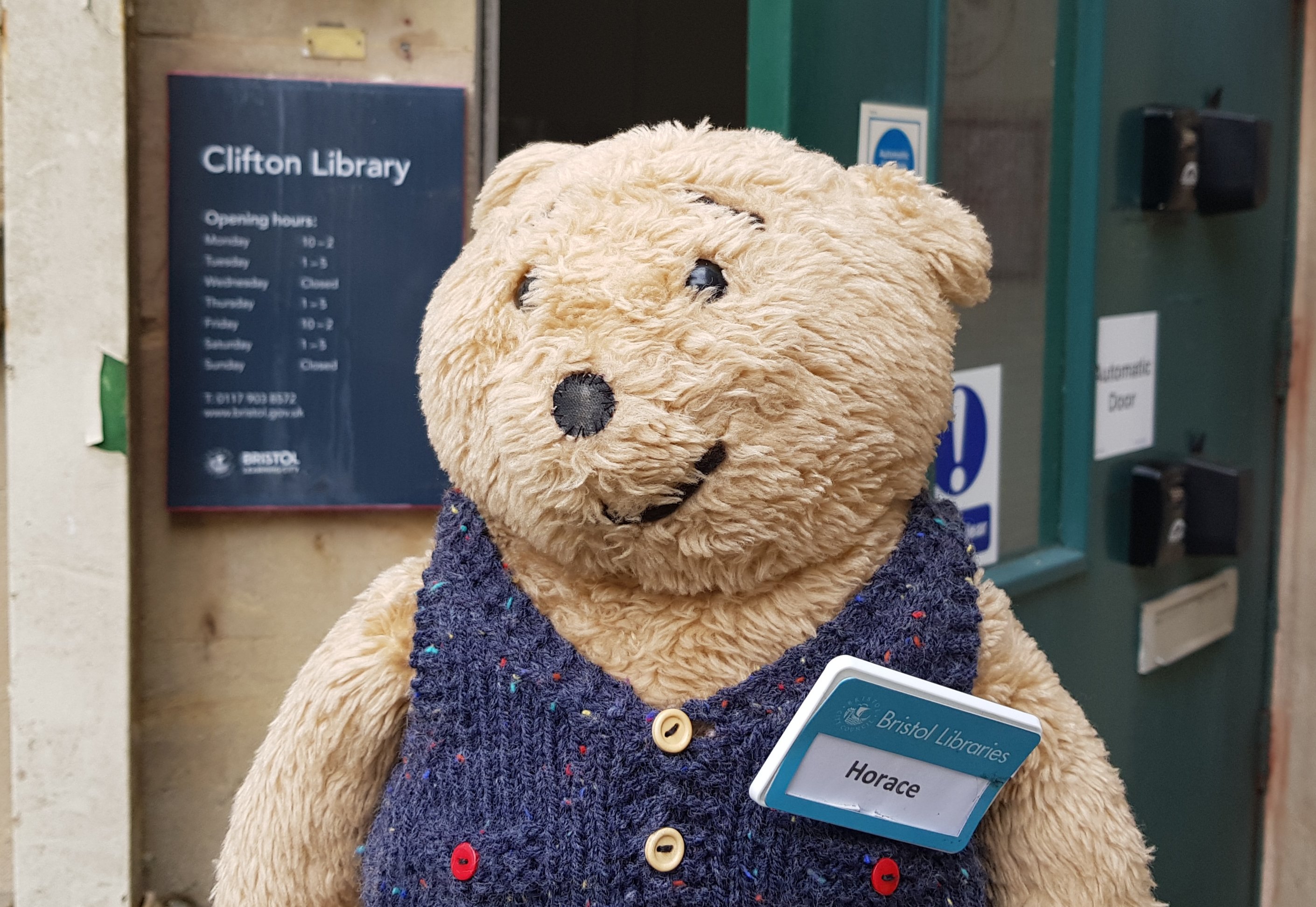 Clifton Library | Horace the Alresford Bear